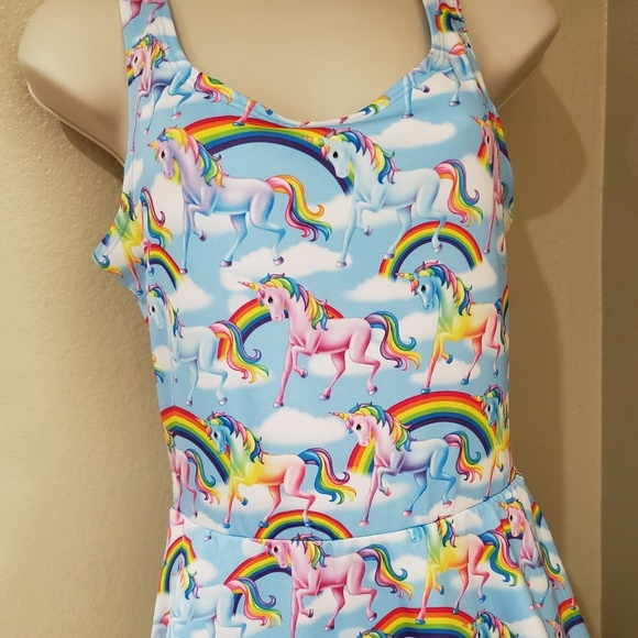 Lisa Frank | Dresses | Lisa Frank Rainbow Unicorn Dress | Poshmark